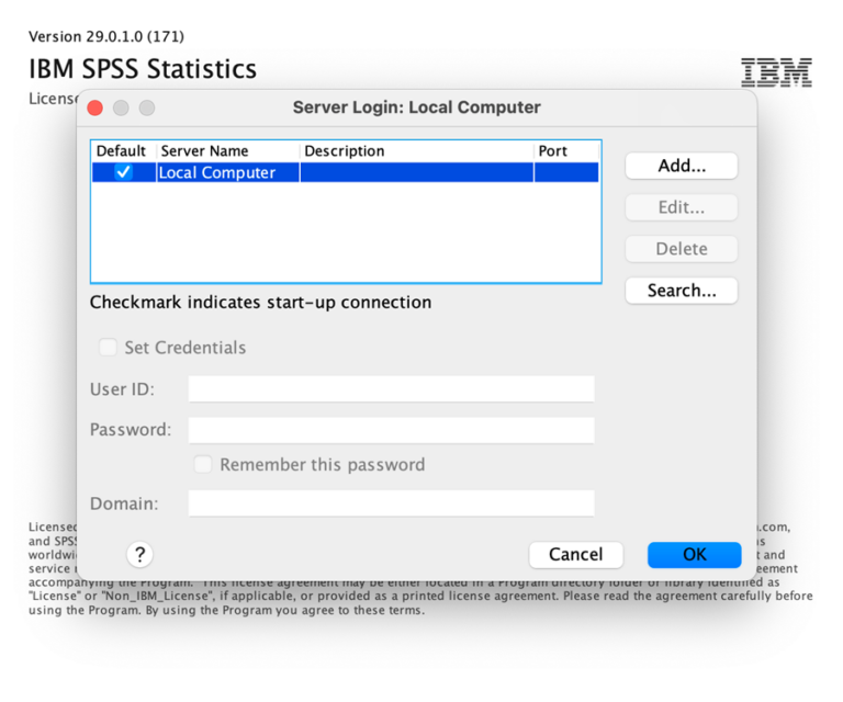 Software IBM SPSS